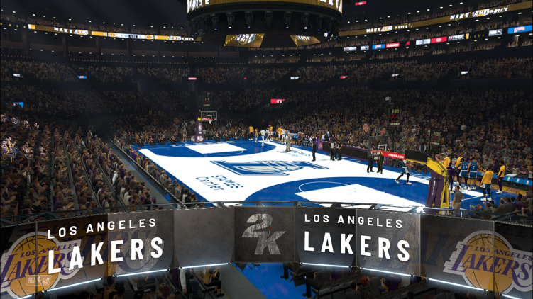 Lakers 2020-21 Rebrand by Wes The Great [FOR 2K21]