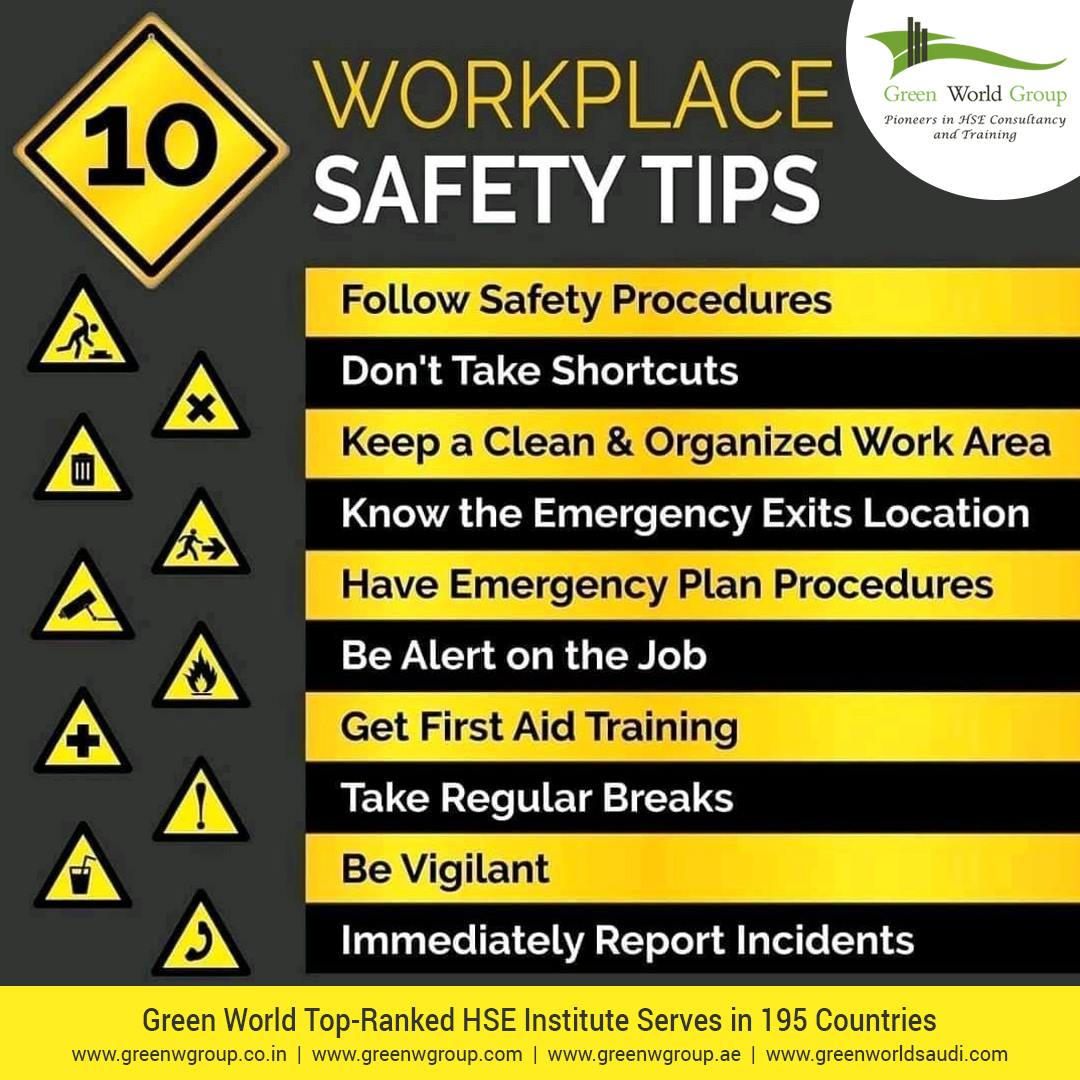 WorkPlace Safety Tips - GWG