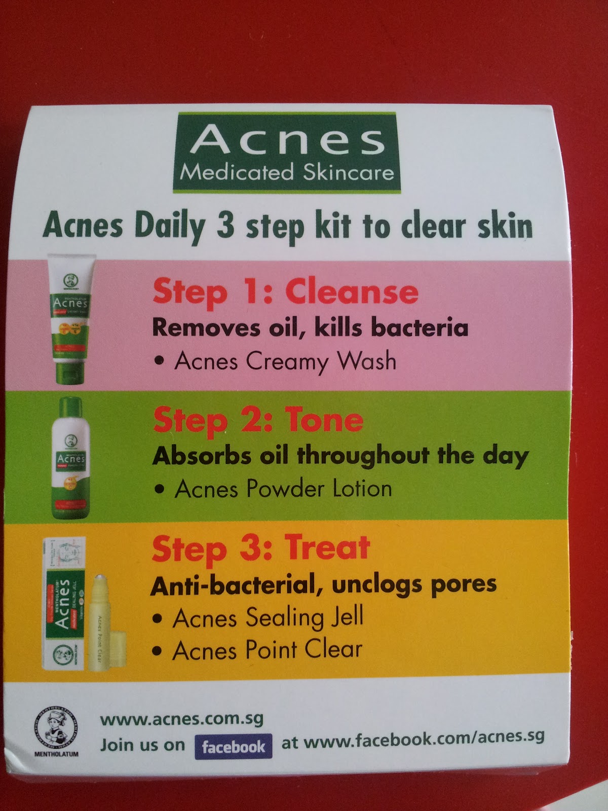 Cute Mentholatum Acnes Sample | SkinFormulae - Your One Stop for ...