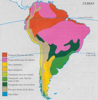 Con los ojos en América: Un continente con una gran variedad de climas