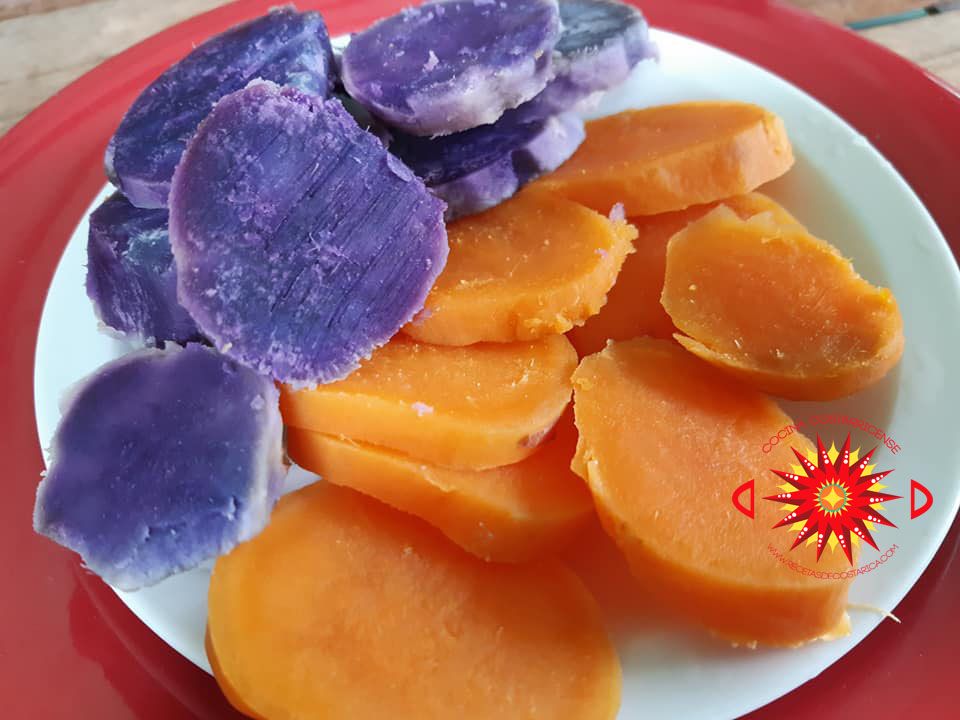 Cocina Costarricense: camote morado