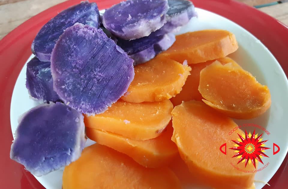 Cocina Costarricense: camote morado