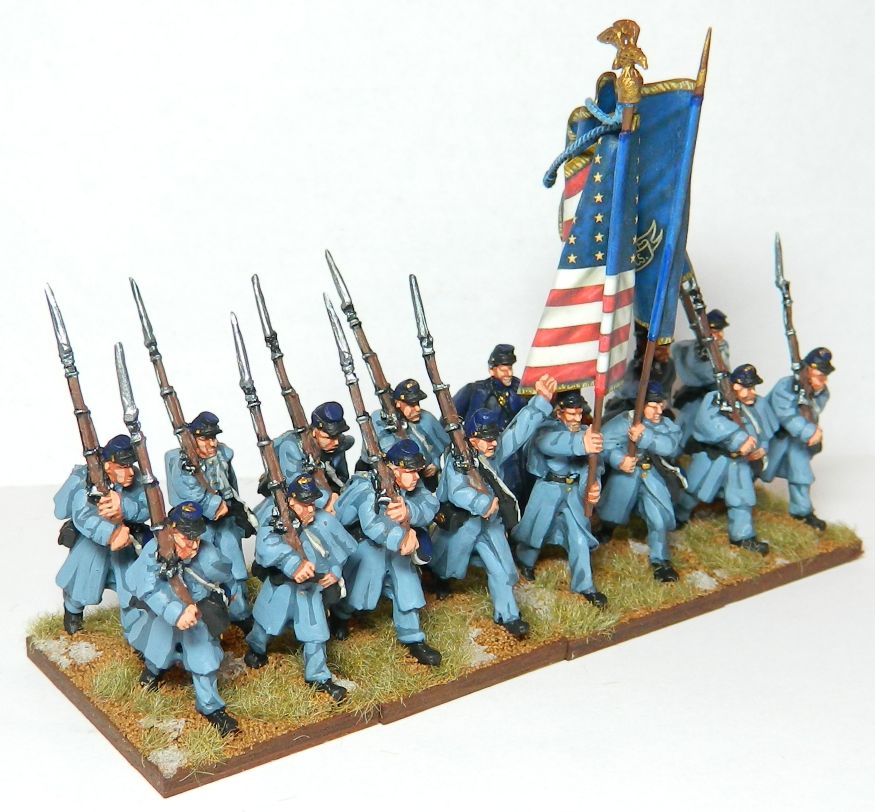 MacPhee's Miniature Men: 28mm ACW Union Infantry in Greatcoats