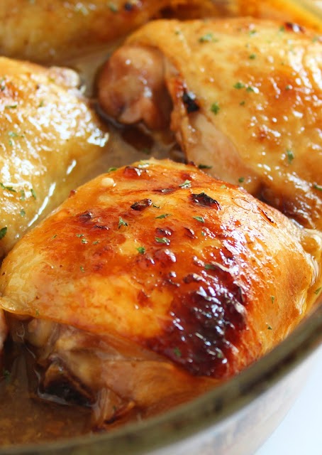 Honey Garlic Sesame Baked Chicken Thighs Recipe