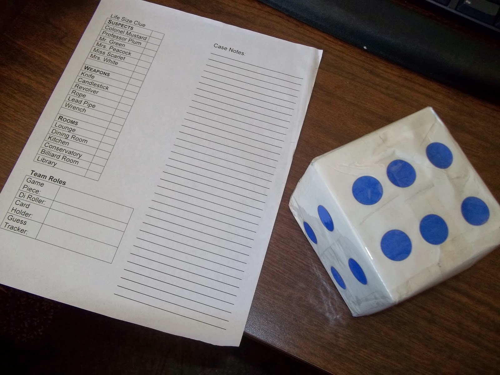 What is Bridget Reading?: Teen Event: Life Size Clue