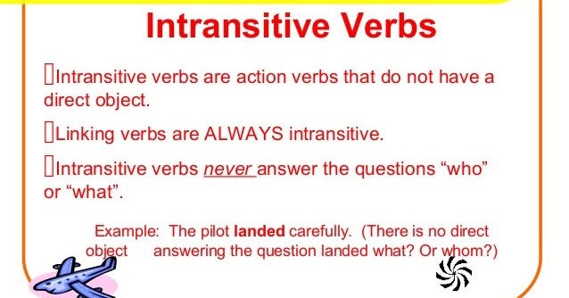 What Is an Intransitive Verb? (with Examples) - English Grammar A To Z