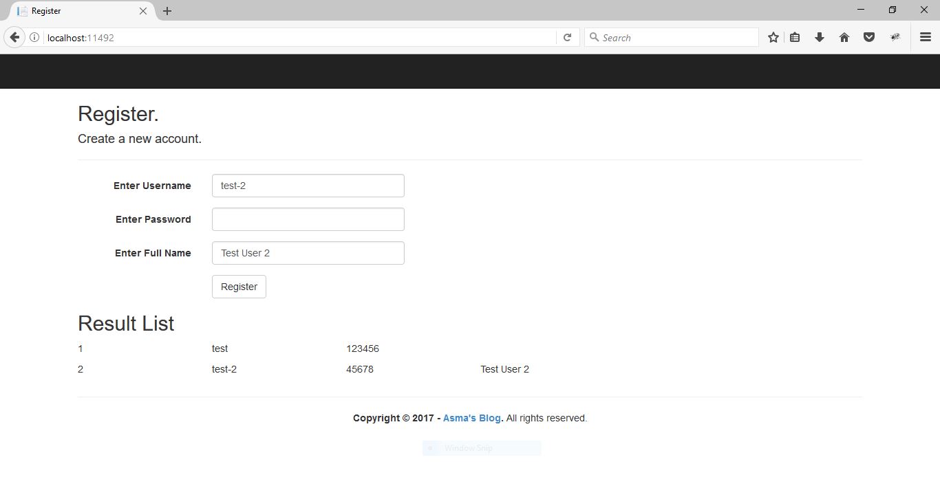 Asp Mvc5 Entity Framework Simple Code First Database Approach