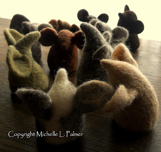 Michelle Palmer: Needle Felted Mice...