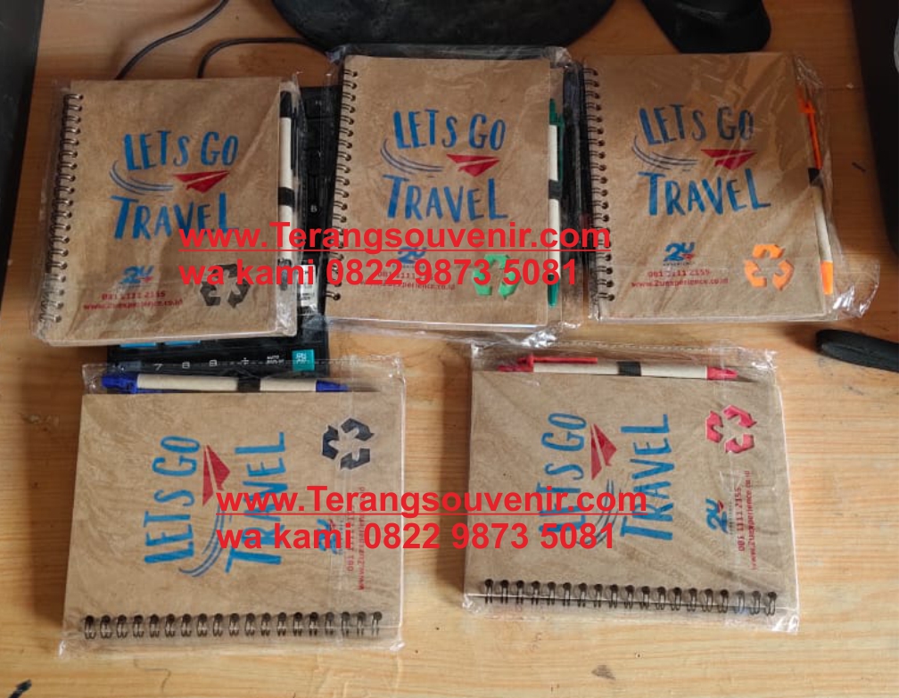 SOUVENIR BUKU MEMO BLOCKNOTE NOTEPAD CUSTOM NOTEPAD POLOS NOTEBOOK ...