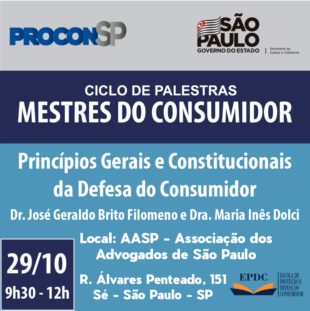Educação para o Consumo: Palestra do Procon-SP abordará Princípios ...