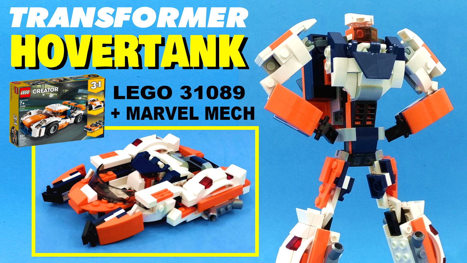 Alanyuppie's LEGO Transformers: Video Tutorial: Transformer Hovertank ...