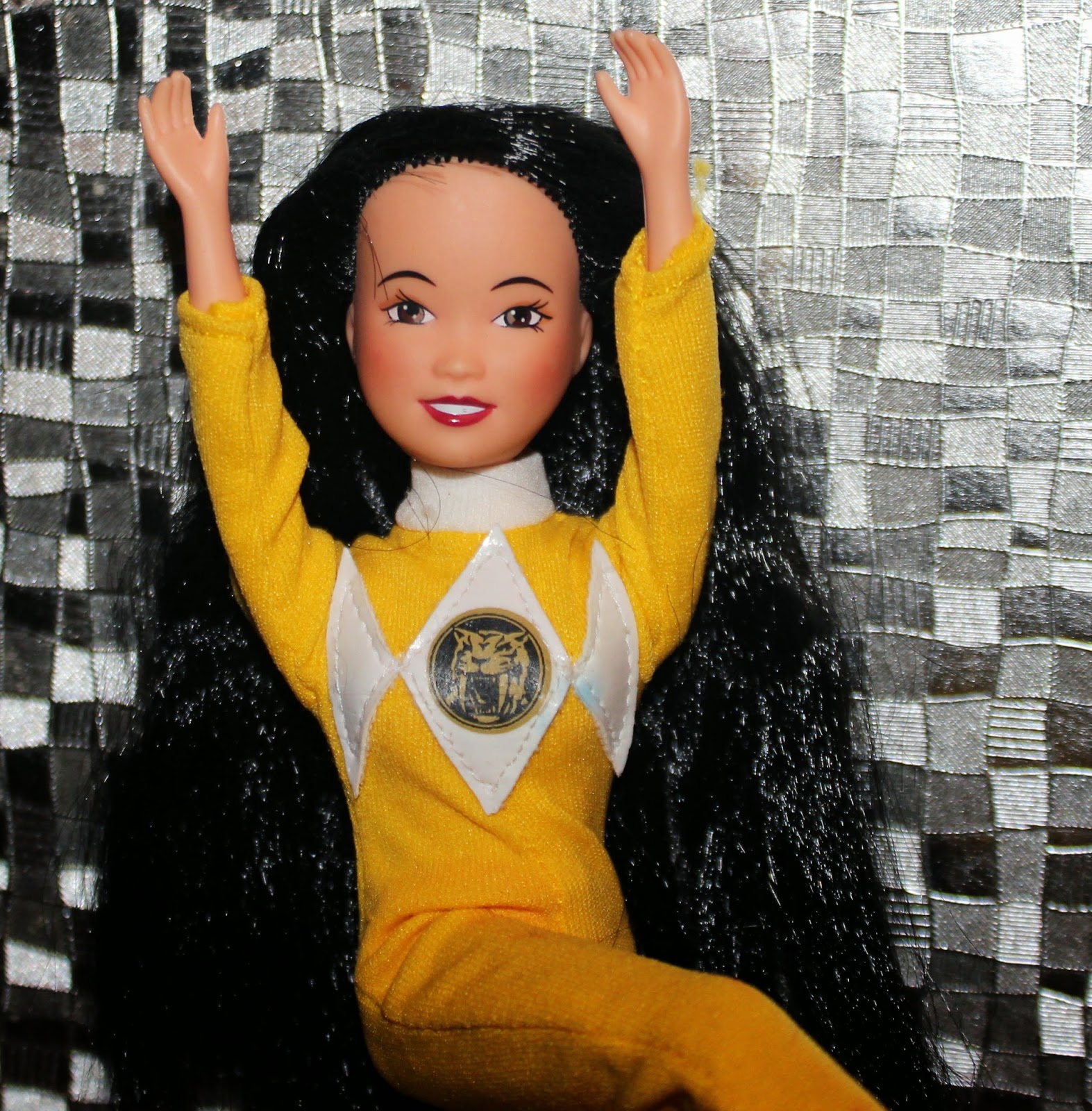 PLANET OF THE DOLLS: Doll-A-Day 306: Trini Yellow Ranger Doll