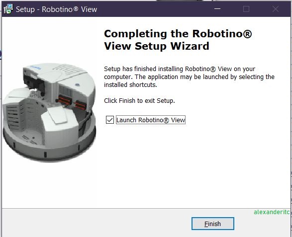 Instalación de Robotino View