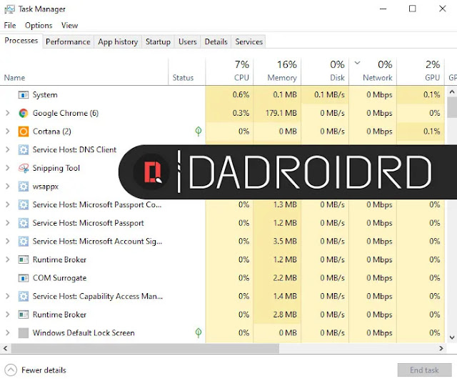 Aplikasi Task Manager (System Monitoring) Android terbaik | DADROIDRD