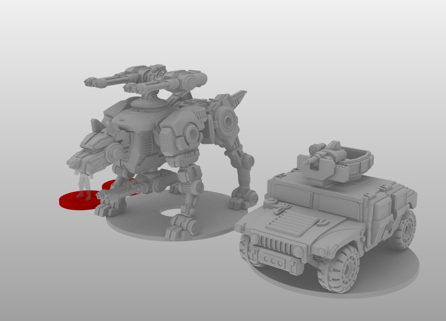 Wolf Mech Rework Continues: Legs and Body