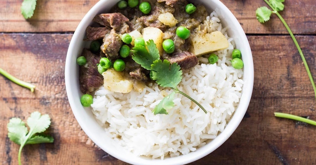 Peru: Coriander Lamb with Re-fried Beans, Avocado & Potato Salad ...