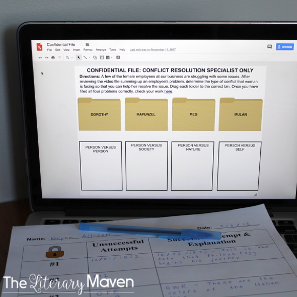 Teaching Literary Elements: Conflict - The Literary Maven