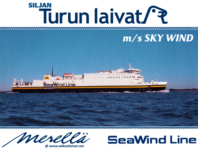 Merellä @ www.valkeatlaivat.net : Siljan Turun laivat / SeaWind Line ...