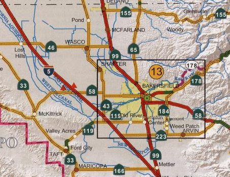 Into the foggy void; California State Route 43