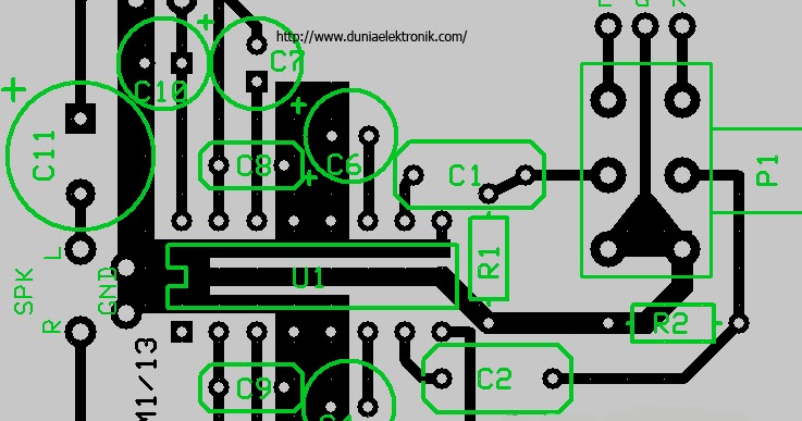 Inspirasi Skema Pcb Kit Subwoofer, Skema Pcb