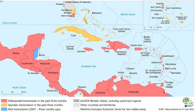 Avian Flu Diary: ECDC: Updated Zika Transmission Maps