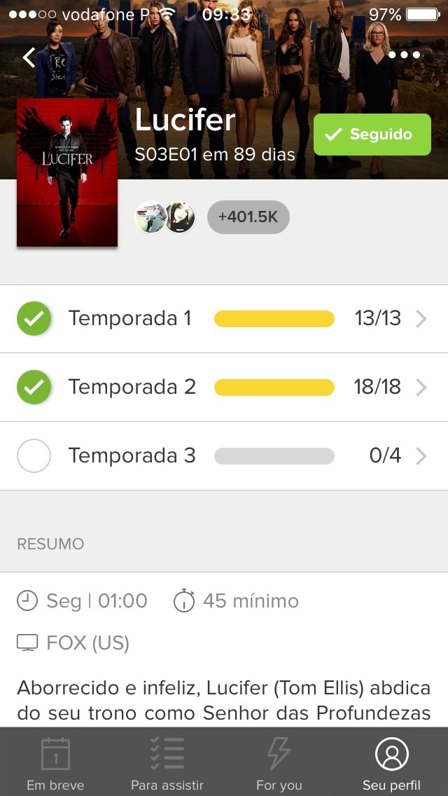 Poção de Maravilhas: TVShow Time - A melhor App para amantes de séries ...
