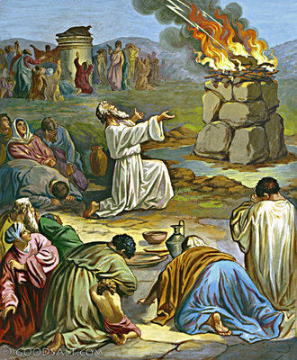 Hla Oo's Blog: Biblical Prophet Elijah: Contest On The Mount Carmel