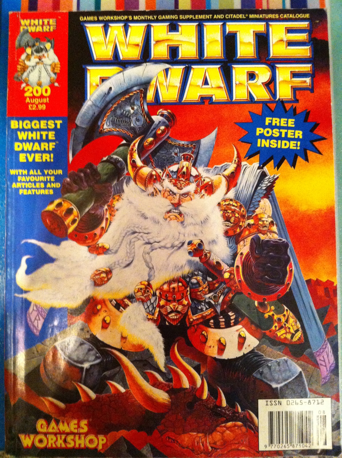 WarLlama 40k: Vintage White Dwarf 200. August 1996.