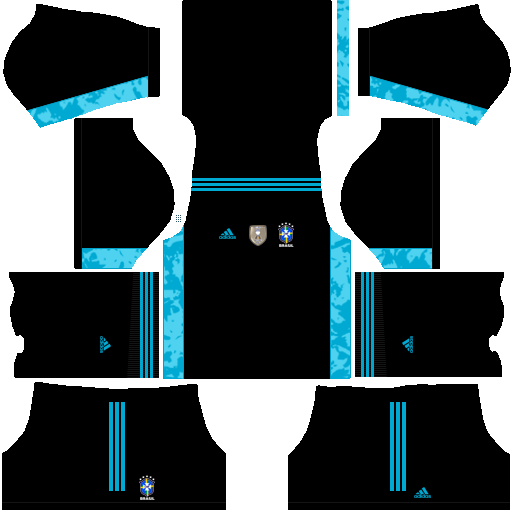 Kits/Uniformes para FTS 15 y Dream League Soccer: Kits/Uniformes Selección de Brasil (Adidas ...
