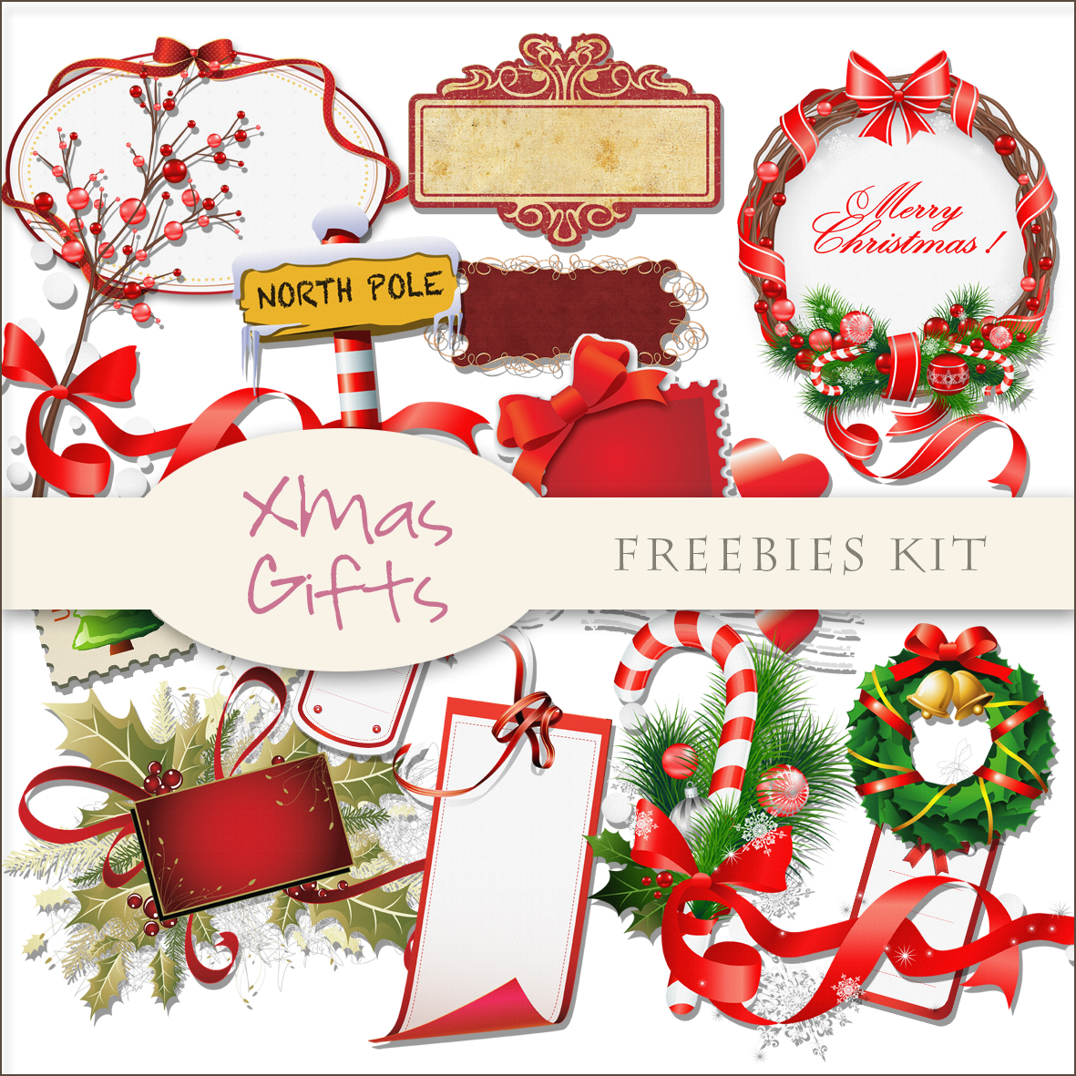 Scrap. DOT: Freebies Xmas Kit