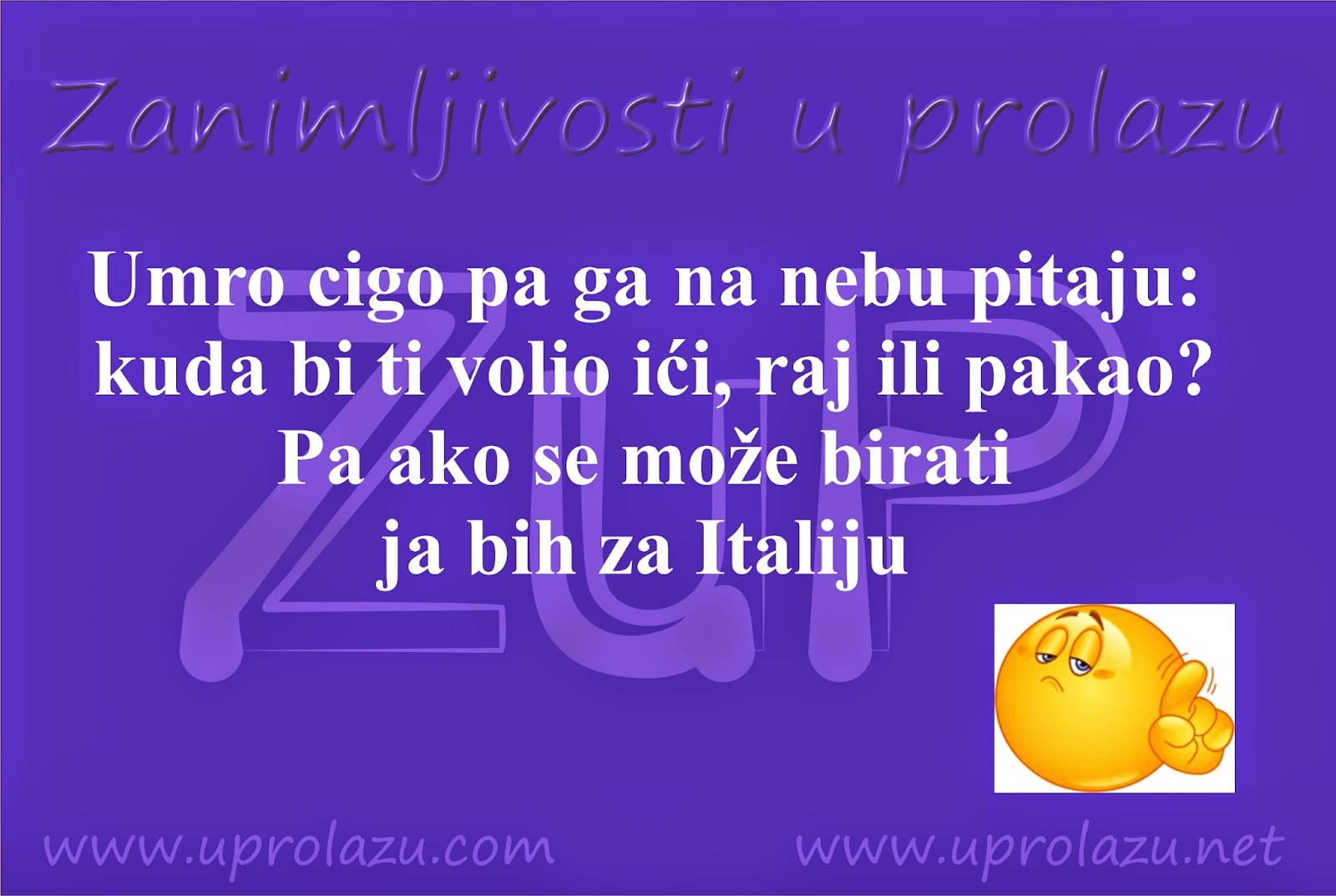 Vicevi u prolazu: Vicevi