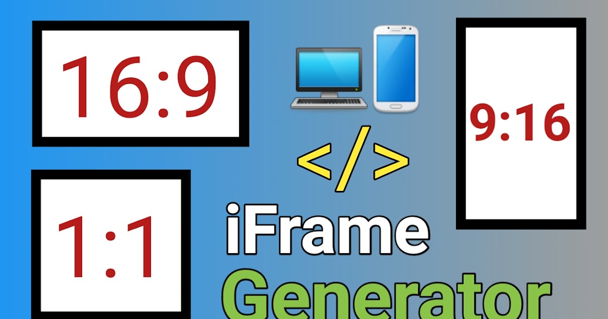 Responsive Iframe Generator