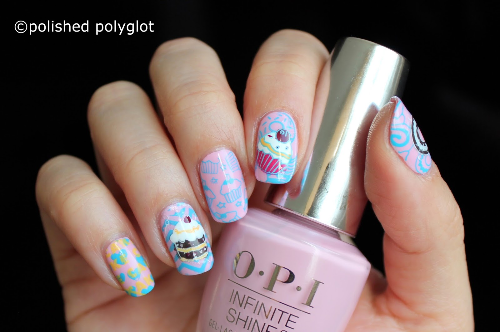 Nail Art │Pastries & sweets manicure [Nail Crazies Unite] / Polished ...