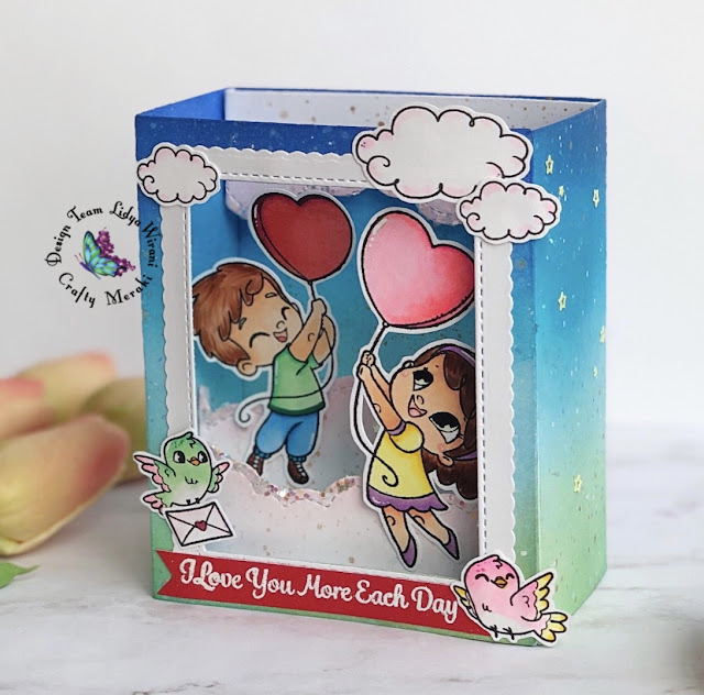 Cute and Fun Shadow Box Card