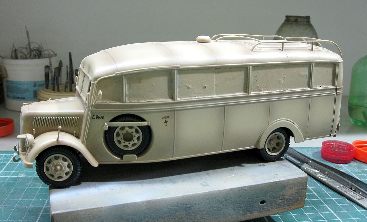 Panzerserra Bunker- Military Scale Models in 1/35 scale: Opel Blitz Bus ...