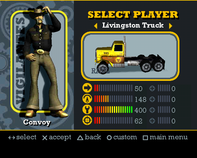 Manual dos Gamers: Guia Para Jogadores: Vigilante 8 2º Offense:Convoy