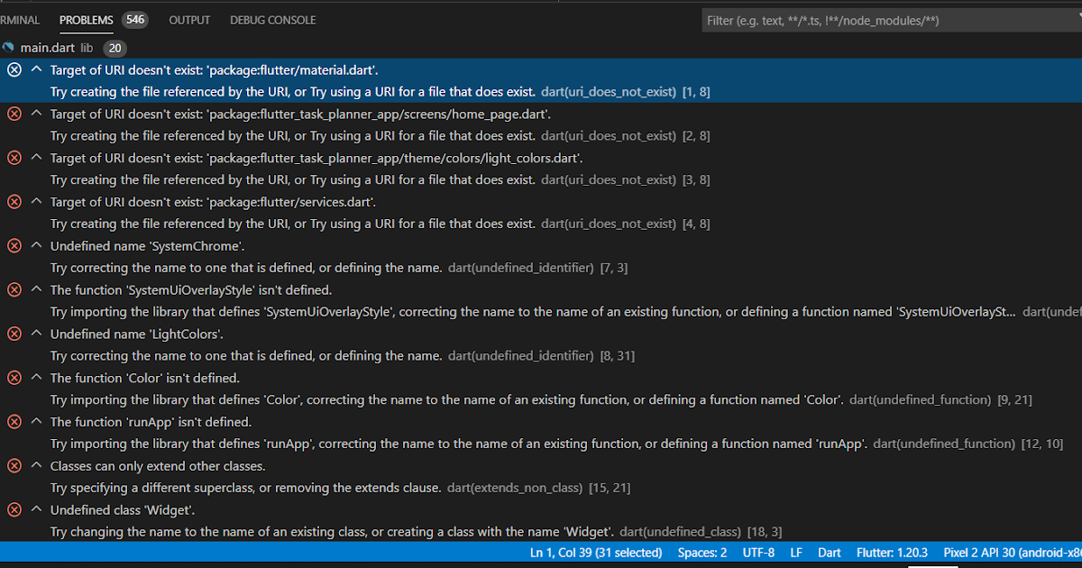 Cara Mengatasi Error Target Of Uri Doesn T Exist Package Flutter