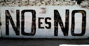 no es nada personal: NO ES NO