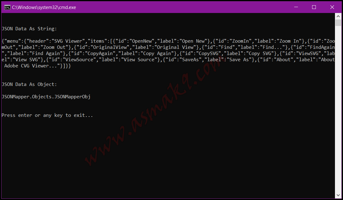 C#.NET: JSON Object Mapper - Asma's Blog C#.NET: JSON Object Mapper - Asma's Blog