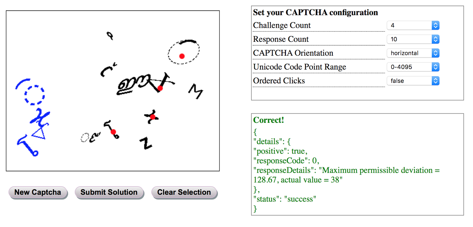 Random Security: I Click Therefore I Am - PixelCAPTCHA Demo App