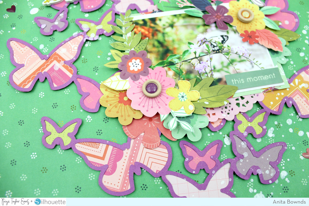 Beautiful Butterflies Layout by Anita Bownds | Paige Taylor Evans