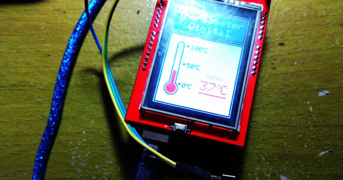 Project II - 16. Bar Graph Digital Thermometer Using TFT LCD Touch ...