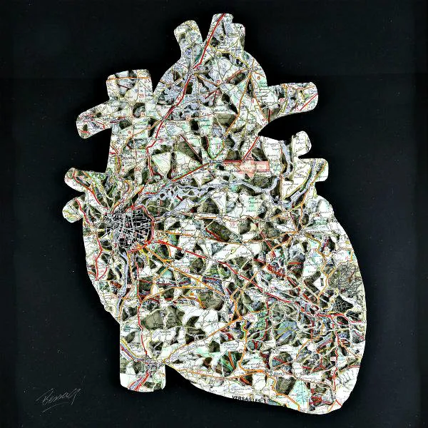 Intricate Papercut Michelin Map Art