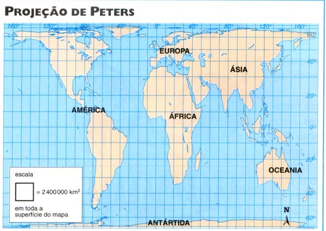 Geografando Por Completo: PROJEÇÕES CARTOGRÁFICAS