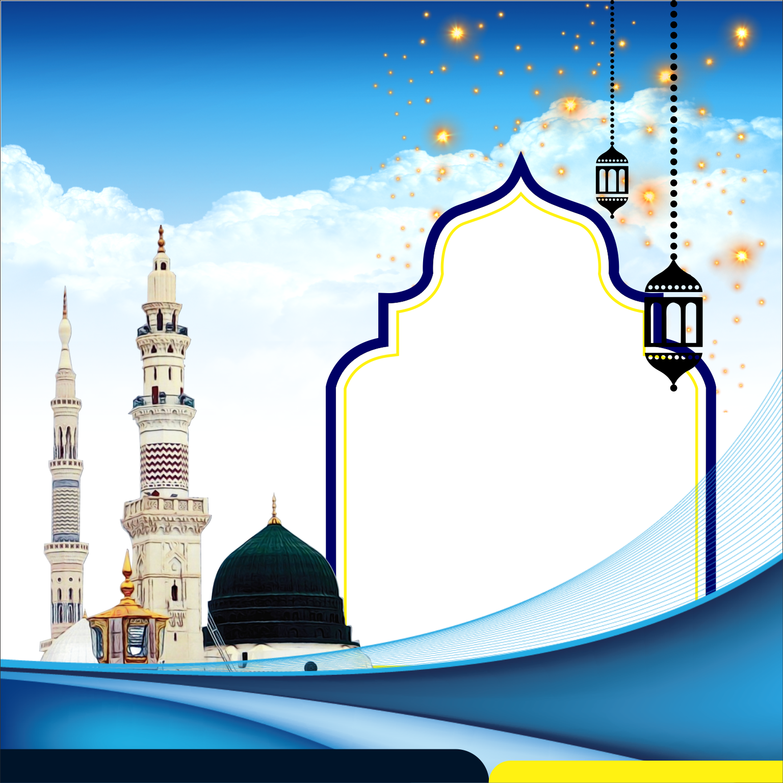 Desain Twibbon Ramadhan 1442H Siap EDIT Format CorelDraw (Free CDR ...