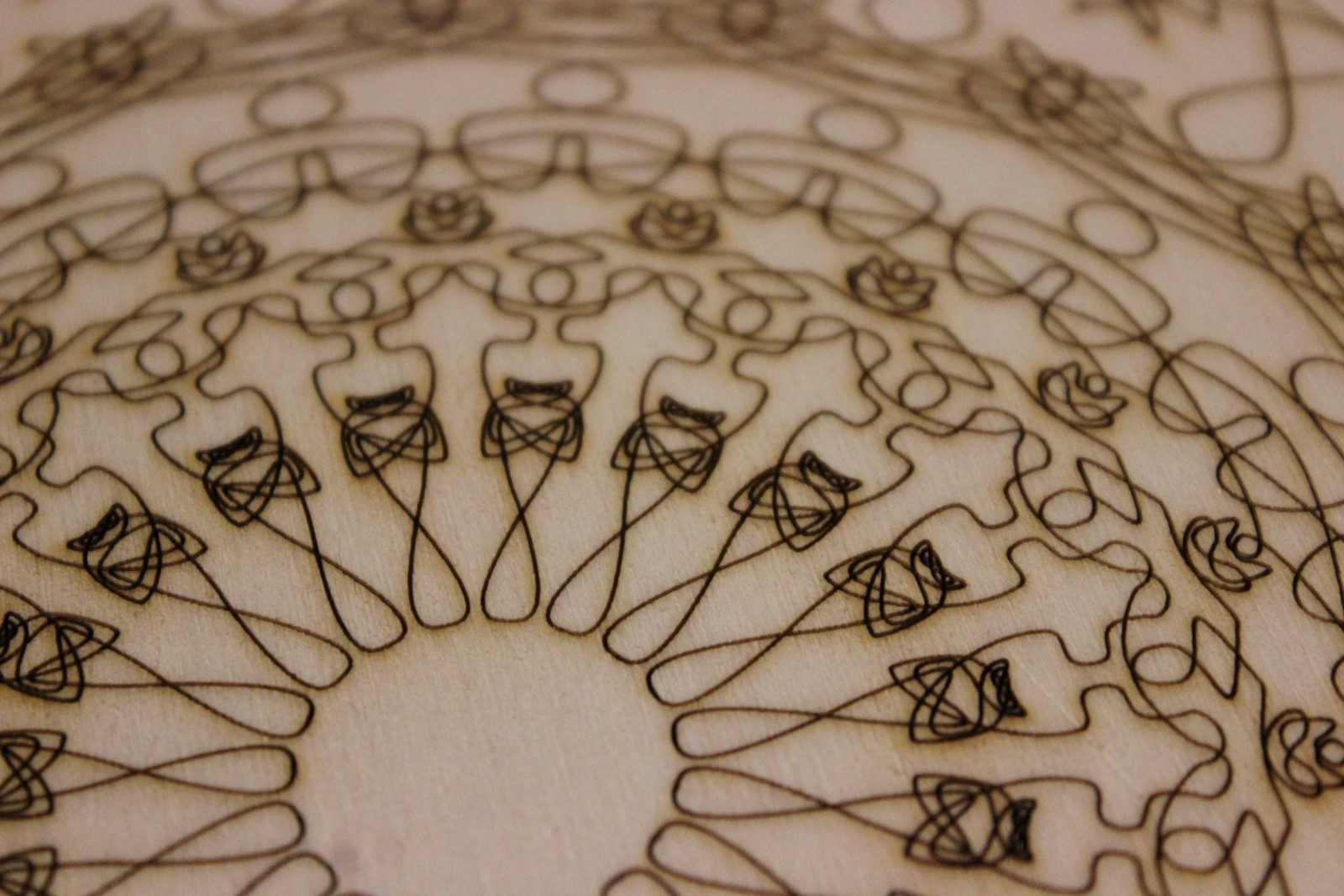 Rotational Symmetry Line Drawings