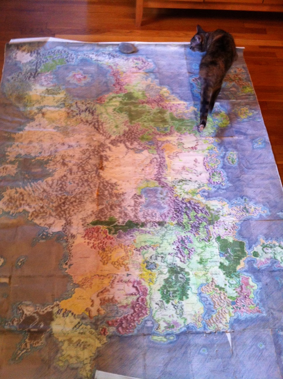 Blue Boxer Rebellion: Fantasy World Map Made with MacPaint c. 1994