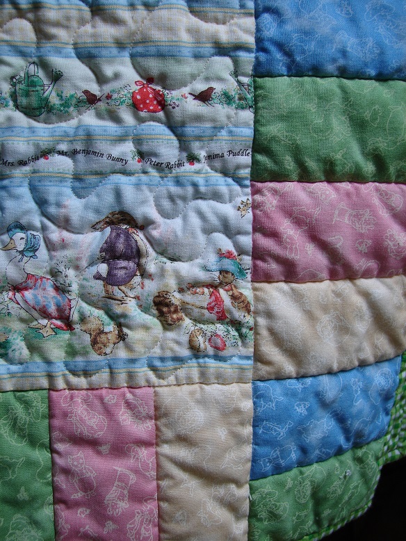The Life of Riley: Peter Rabbit Baby Quilt
