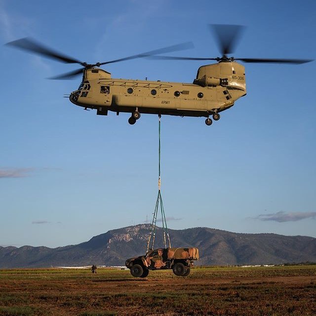 SNAFU!: External lift trials were conducted with an Australian Army CH ...