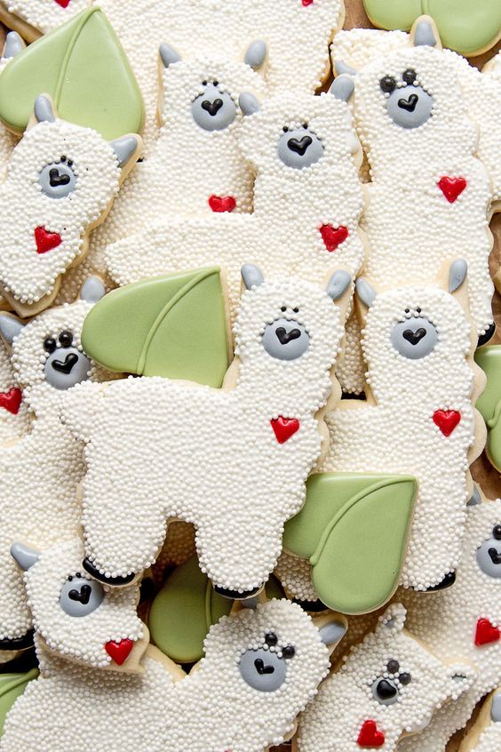 How to Make Cute Simple Llama Cookies - Favorite Food Recipes